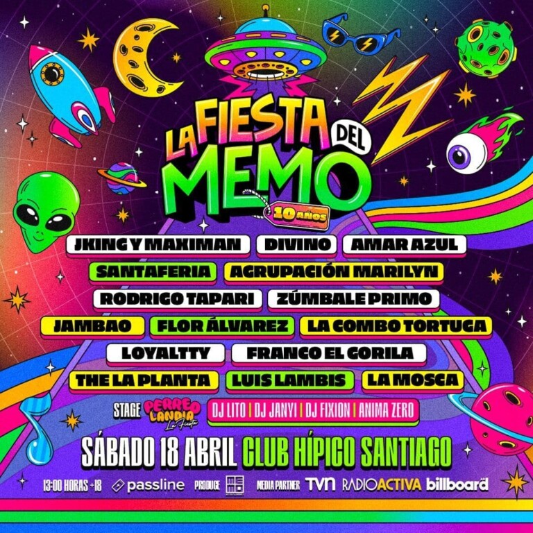 MEMO aterriza en Santiago con la Fiesta del Memo 2026: música y show